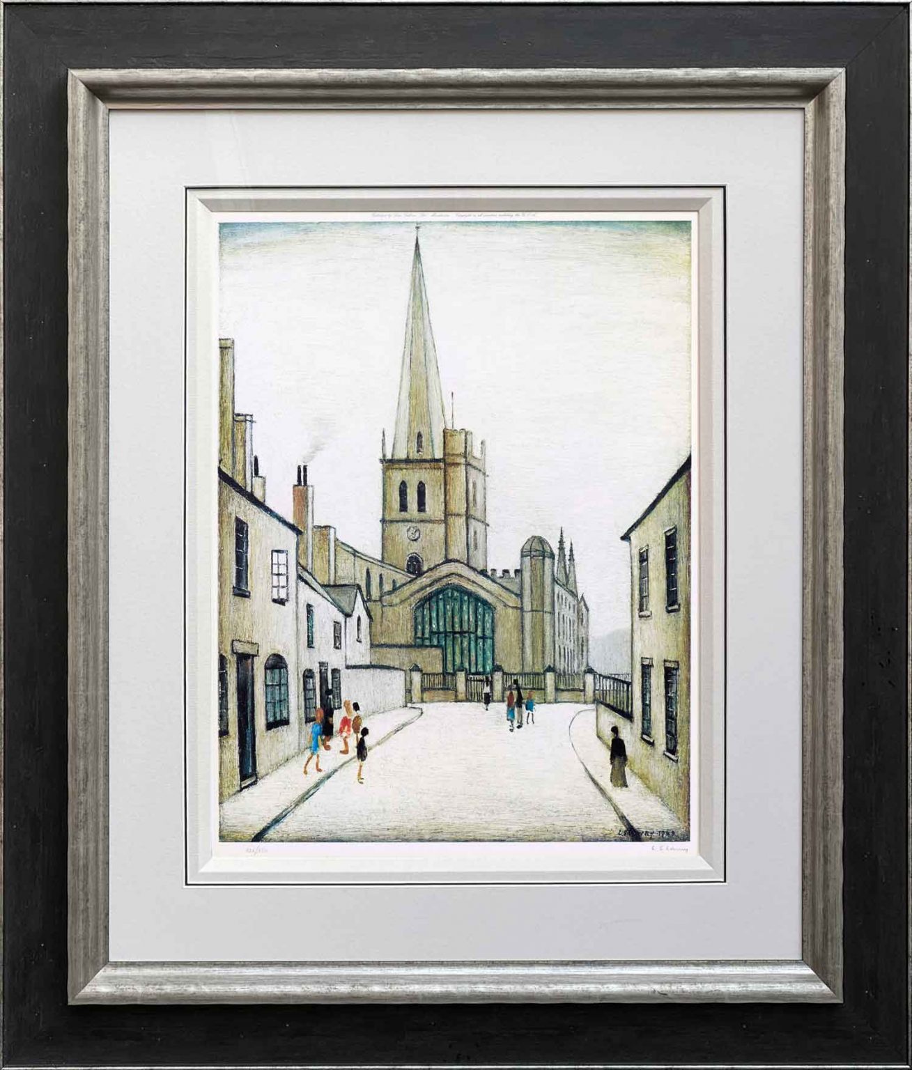 L S Lowry - Burford Church - Signed Limited Edition Print (New In)
