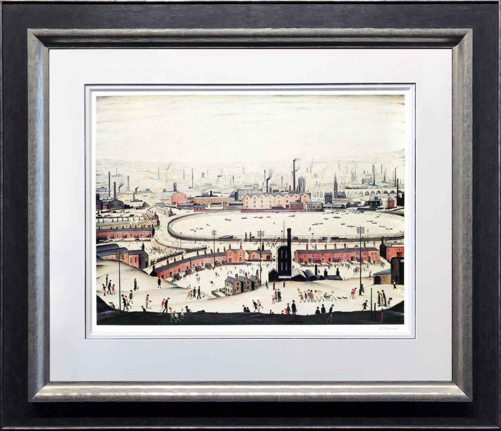 L S Lowry – Three Men and a Cat Print – Signed Limited Edition