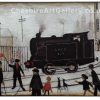 L S Lowry – Level Crossing with Train – Signed Limited Edition Print ...