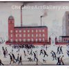L S Lowry - Mill Scene – Signed Limited Edition Print