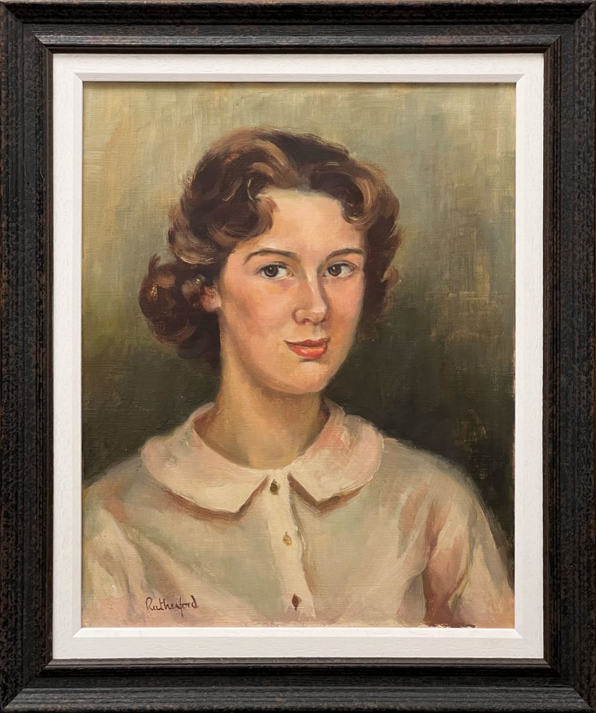 Harry Rutherford - Portrait of a Lady - Cheshire Art Gallery