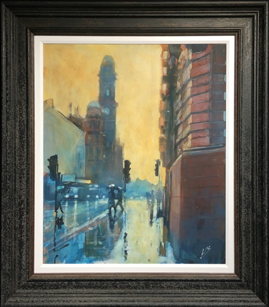 David Coulter - Refuge in the Rain (Sold) - Cheshire Art Gallery