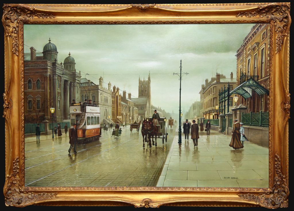 Steven Scholes - Looking to Manchester - Cheshire Art Gallery