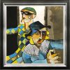 Geoffrey Key Harlequin and Columbine-oil-painting-clowns-and-jesters