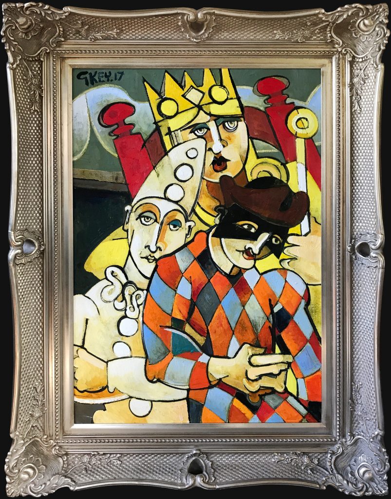 Geoffrey Key Departing from the Queen Oil Painting