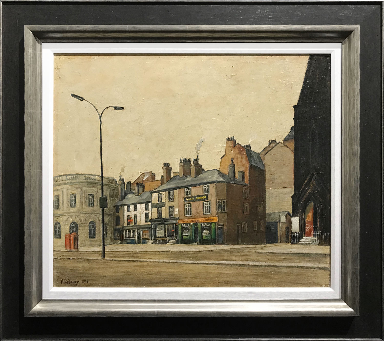Arthur Delaney - Agecroft Original Painting for sale