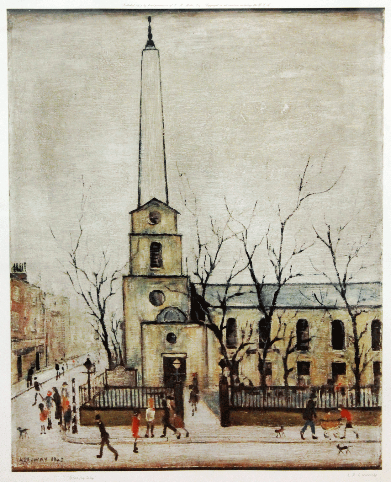 L S Lowry (1887 - 1976)