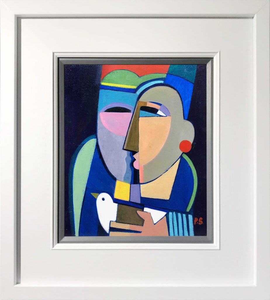 Peter Stanaway Bird in t'Hand Original Painting for Sale