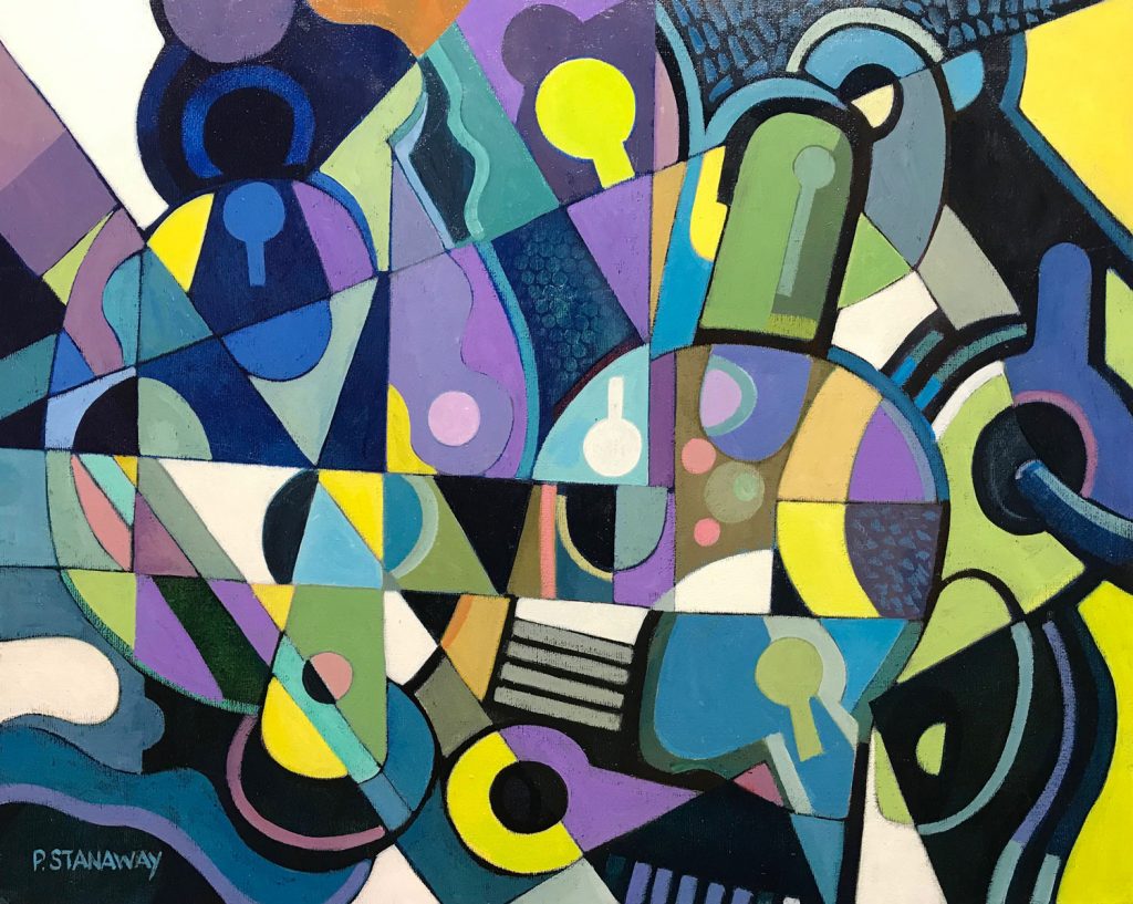 Peter Stanaway paintings available at Cheshire Art Gallery