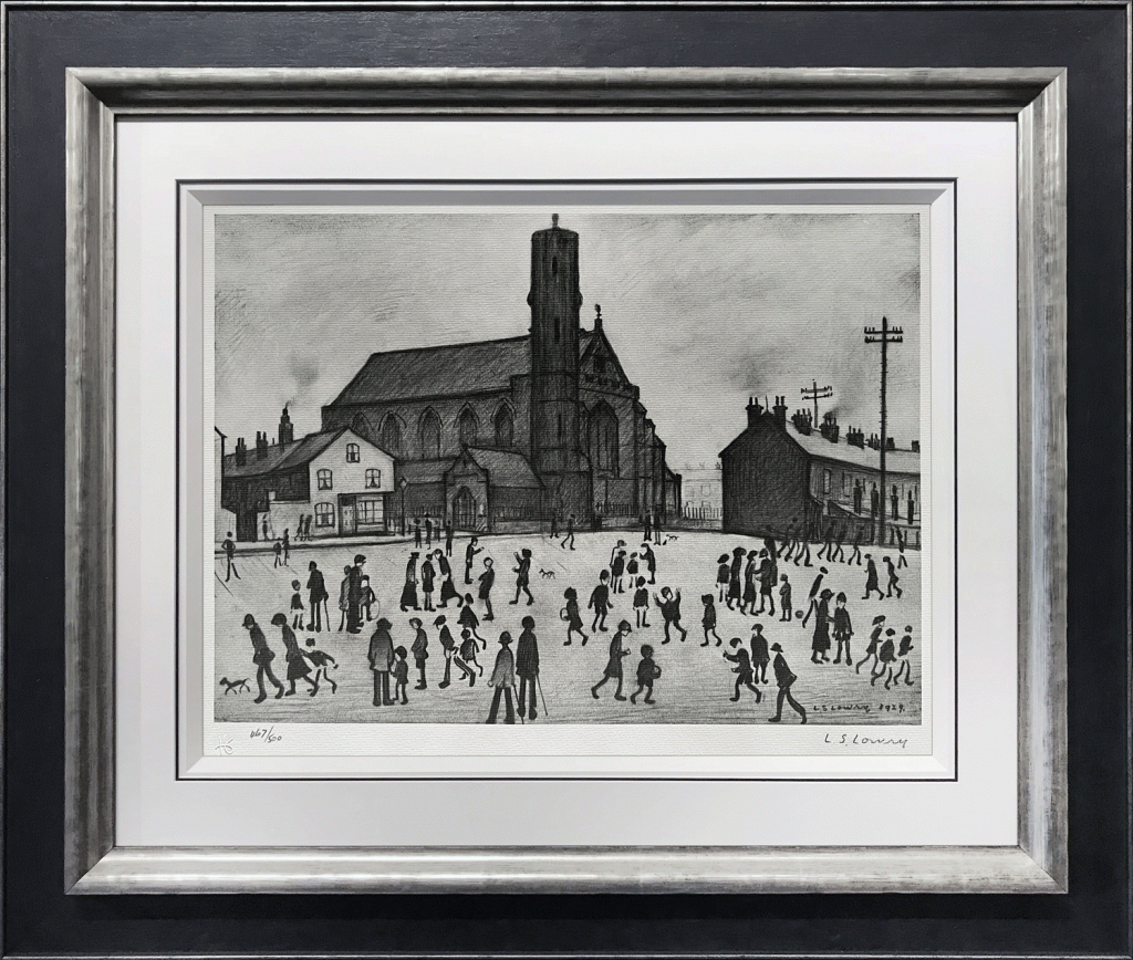 L S Lowry The Fever Van Signed Limited Edition Print
