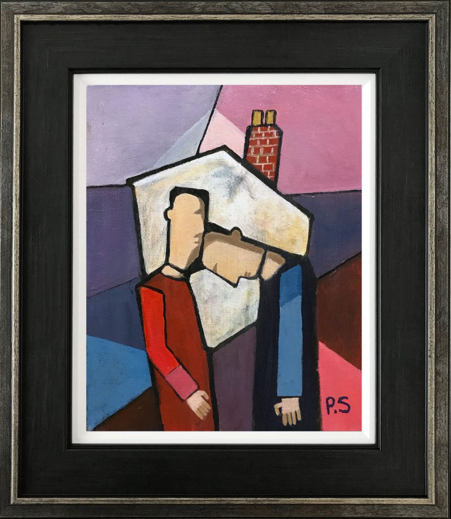 Peter Stanaway - A Shoulder to Cry On - Original Painting for Sale
