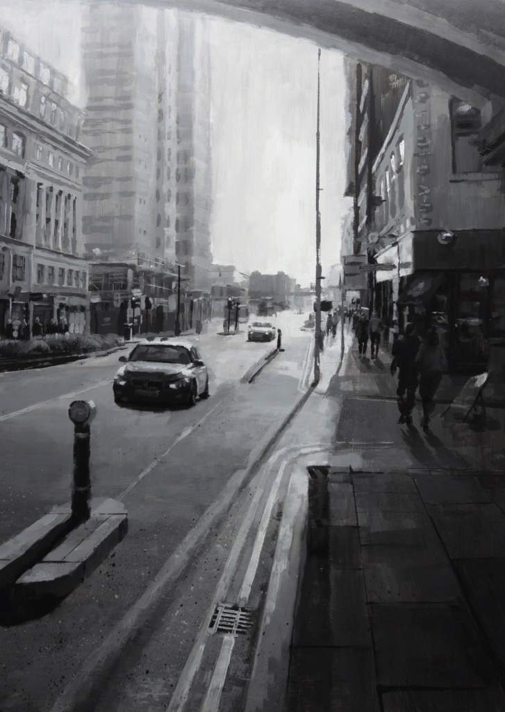 Louis Smith - Oxford Road Manchester Original Painting for Sale