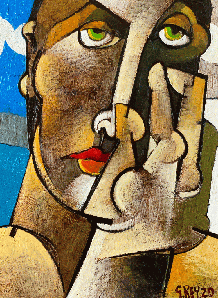 Geoffrey Key - Isolated Head 16