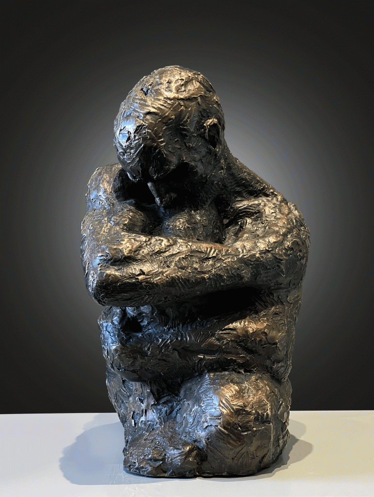 Ian Edwards - The Hour of Darkness Bronze Sculpture for Sale