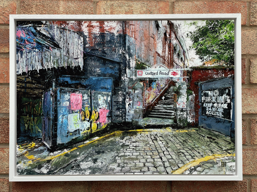 Ben Ark - Steps to the Train - Original Artwork for Sale