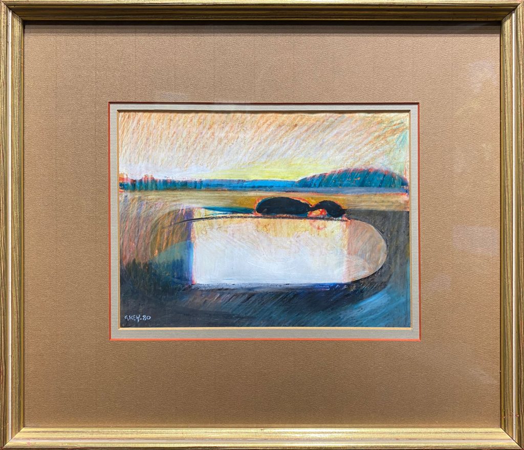 Geoffrey Key Original Paintings & Mixed Media Works on Paper for Sale