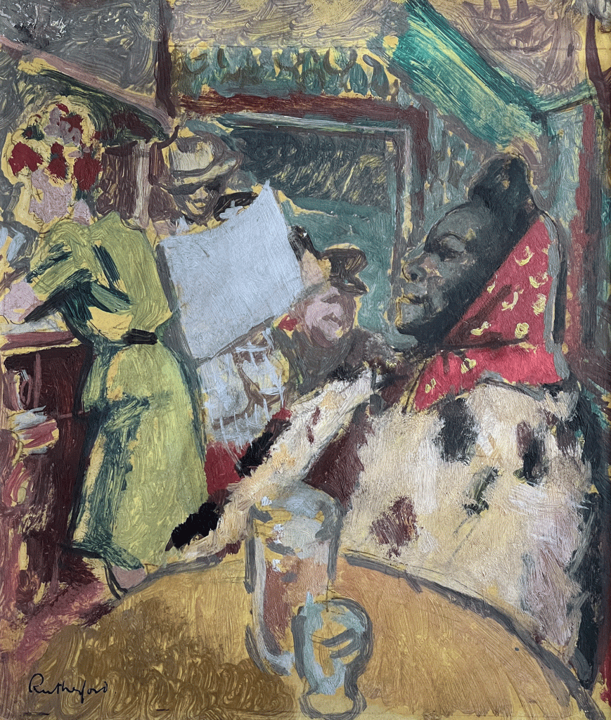 Harry Rutherford - Tottenham Court Road Original Painting for Sale