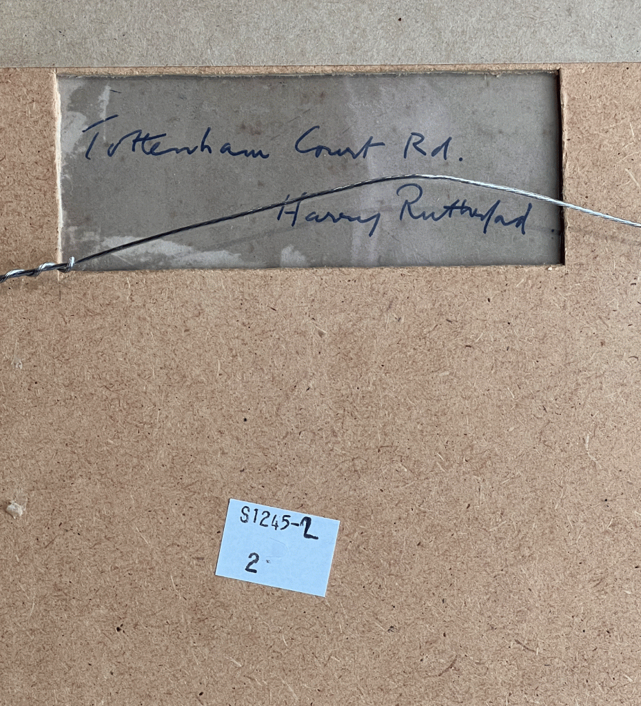 Harry Rutherford - Tottenham Court Road Original Painting for Sale