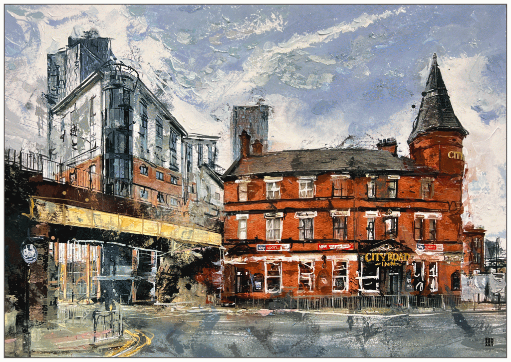 Ben Ark - Contemporary Mixed Media Artist - At Cheshire Art Gallery