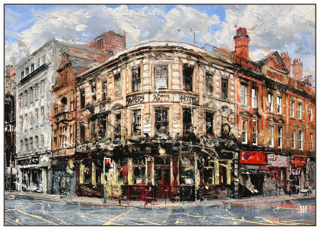 Ben Ark - Contemporary Mixed Media Artist - At Cheshire Art Gallery