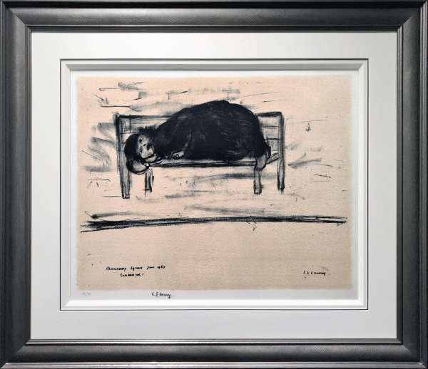 L S Lowry - Station Approach - Signed Limited Edition Print