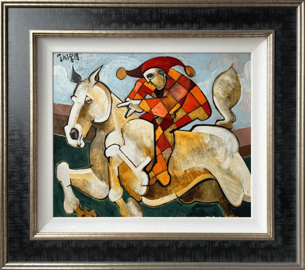 Geoffrey Key Original Paintings & Mixed Media Works on Paper for Sale