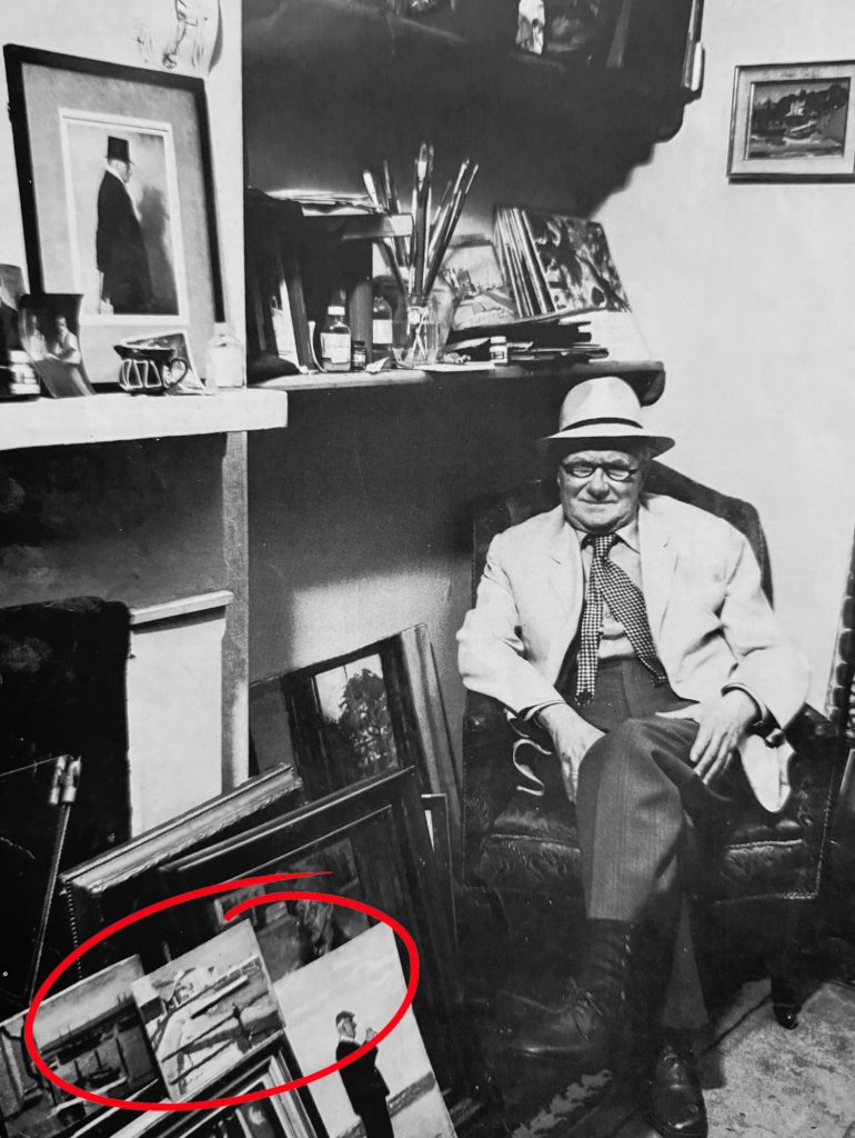 Harry Rutherford - Harbour Original Painting for Sale