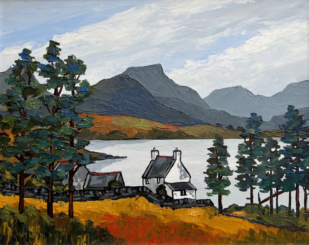 David Barnes (1942-2021) - Welsh Landscape at Cheshire Art Gallery
