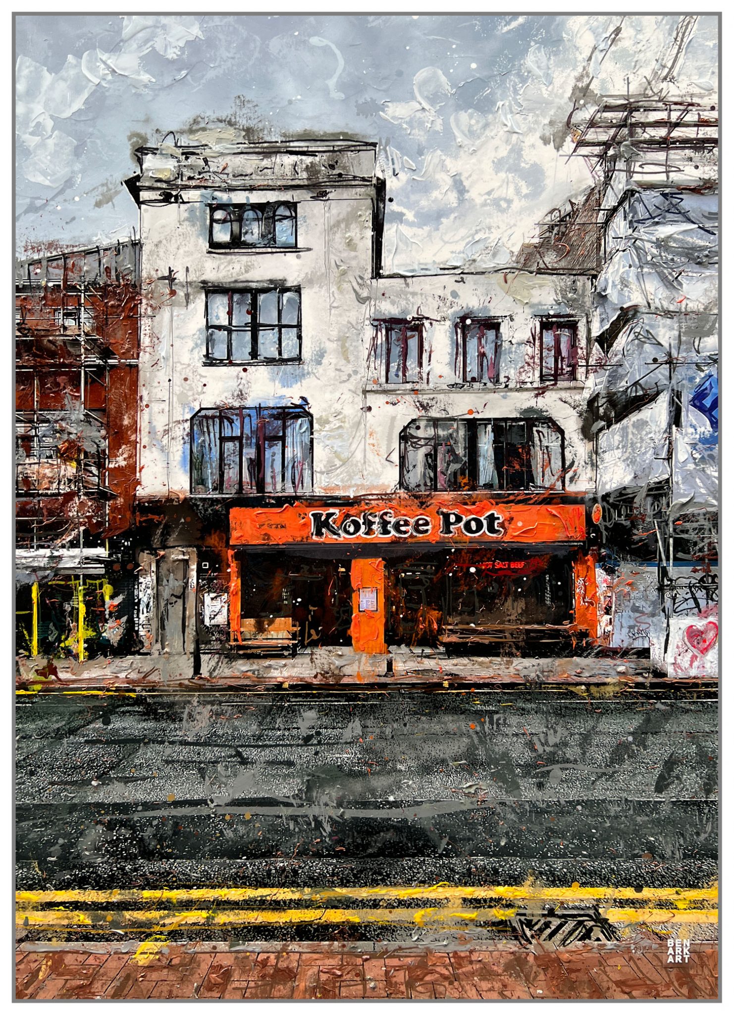 Ben Ark - Contemporary Mixed Media Artist - Cheshire Art Gallery