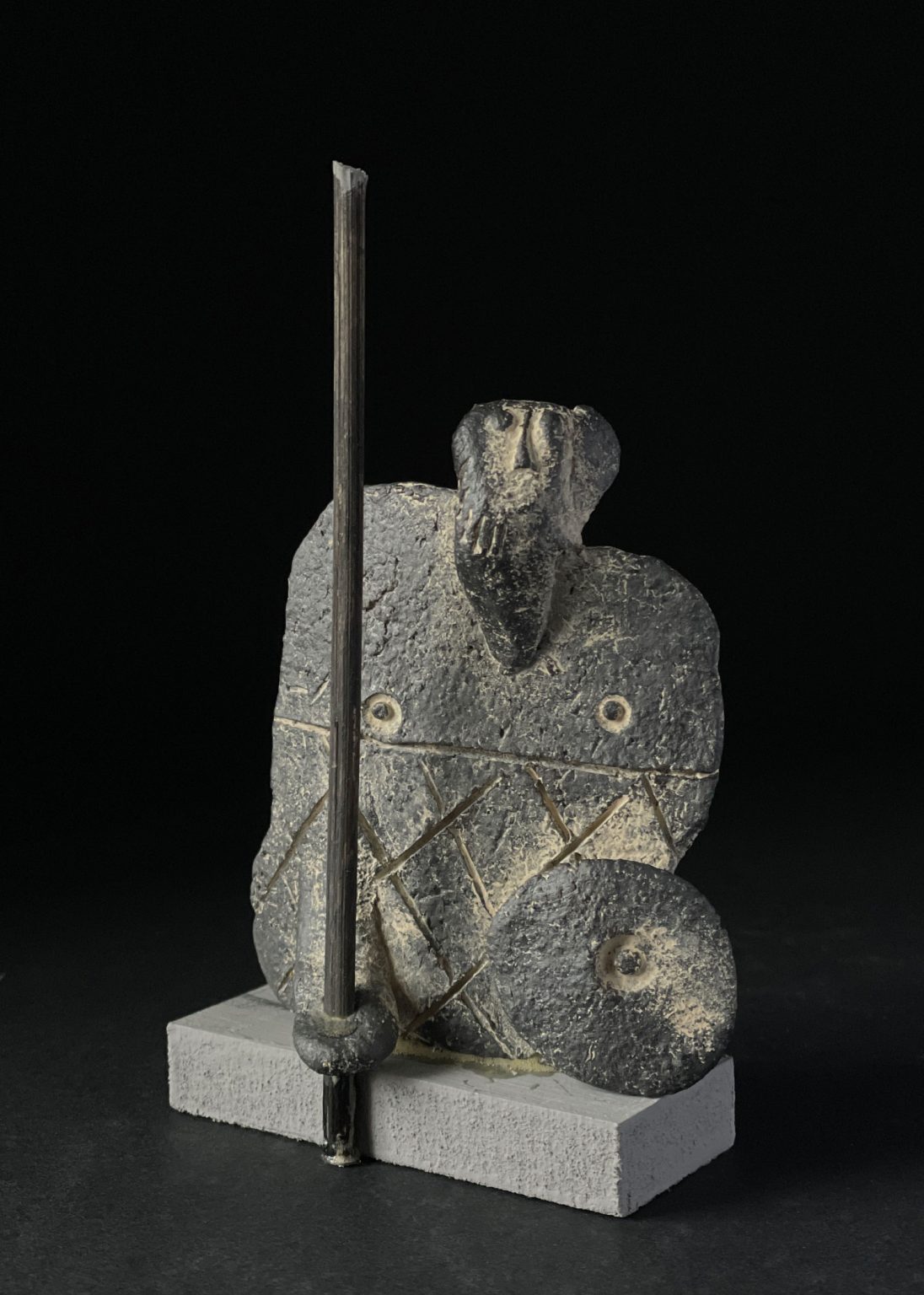 John Maltby - Legless Guardian with Staff