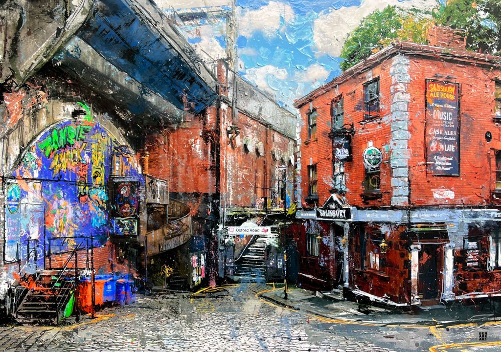 Ben Ark - Oxford Road Steps - Original Artwork for Sale