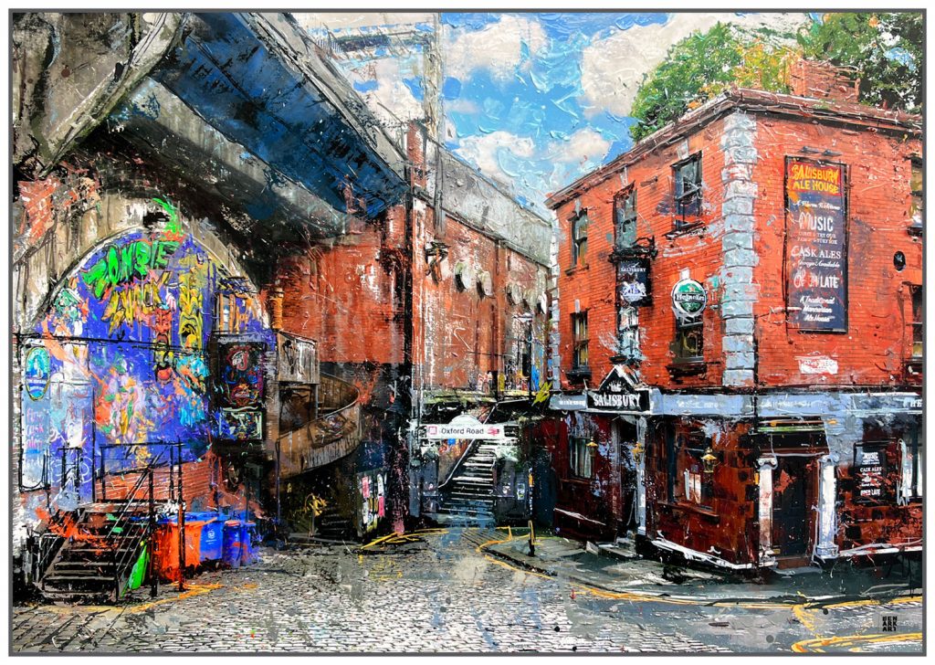 Ben Ark - Oxford Road Steps - Original Artwork for Sale