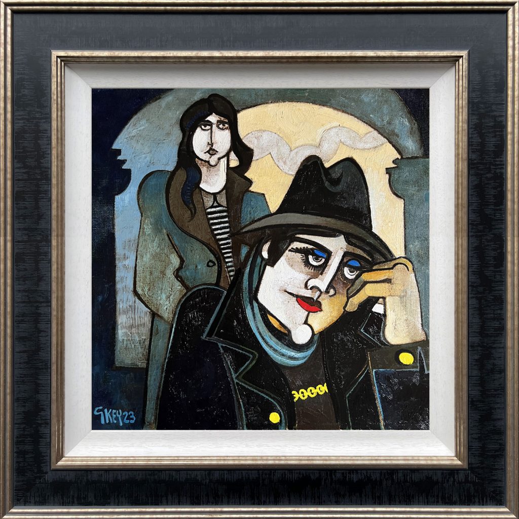 Geoffrey Key Original Paintings & Mixed Media Works for Sale