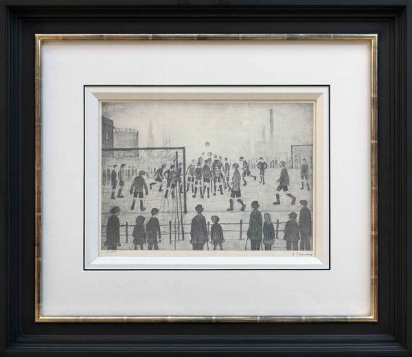 L S Lowry The Football Match Print Signed Limited Edition Print