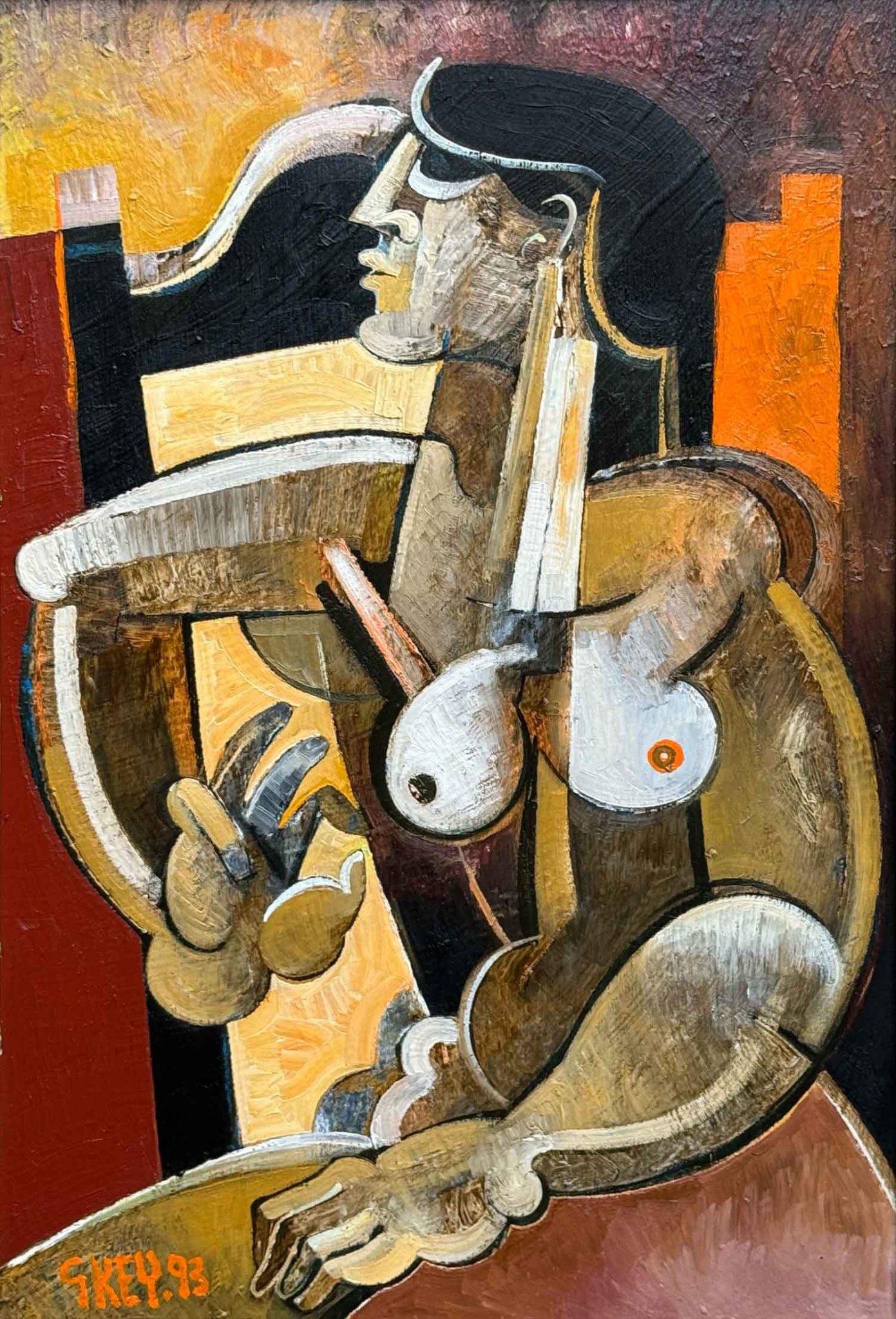 Geoffrey Key - Seated Figure