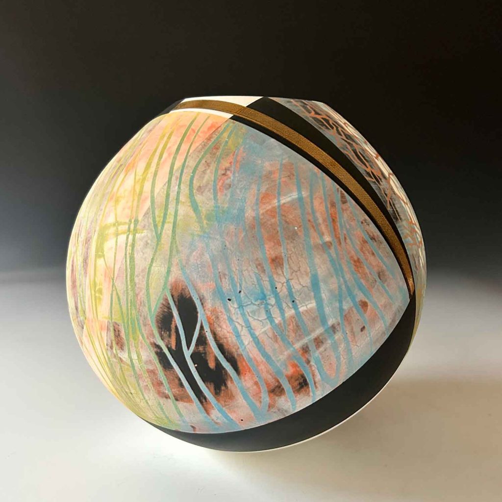 Tony Laverick - Pot 2025 04 - Hand Made Pot Cheshire Art Gallery