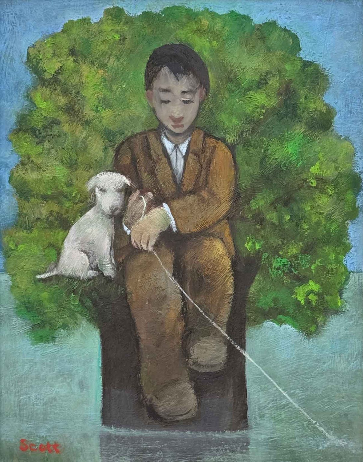 Michael Scott (1946-2006) - Fishing After the Flood