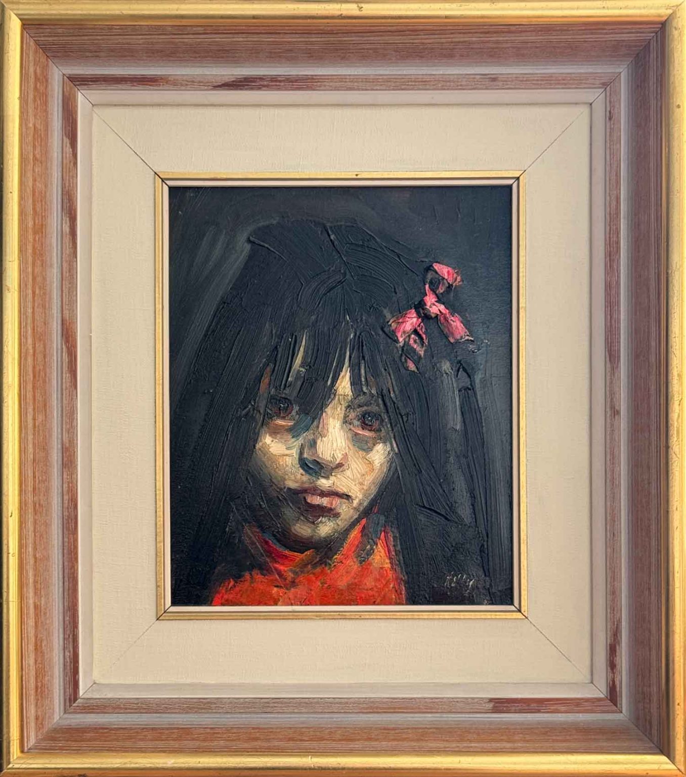 Harold Riley - Painting of a Girl