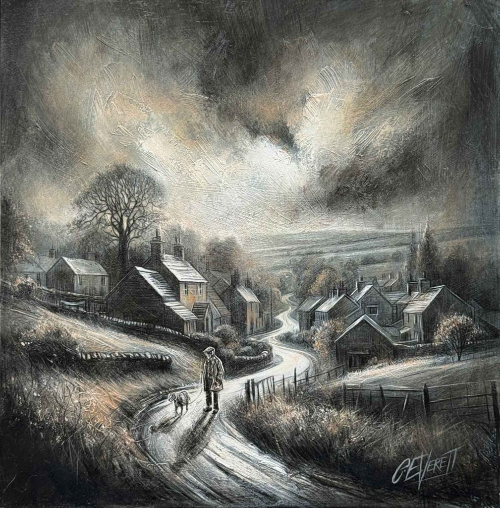 Craig Everett - Winding Road Original Painting for Sale